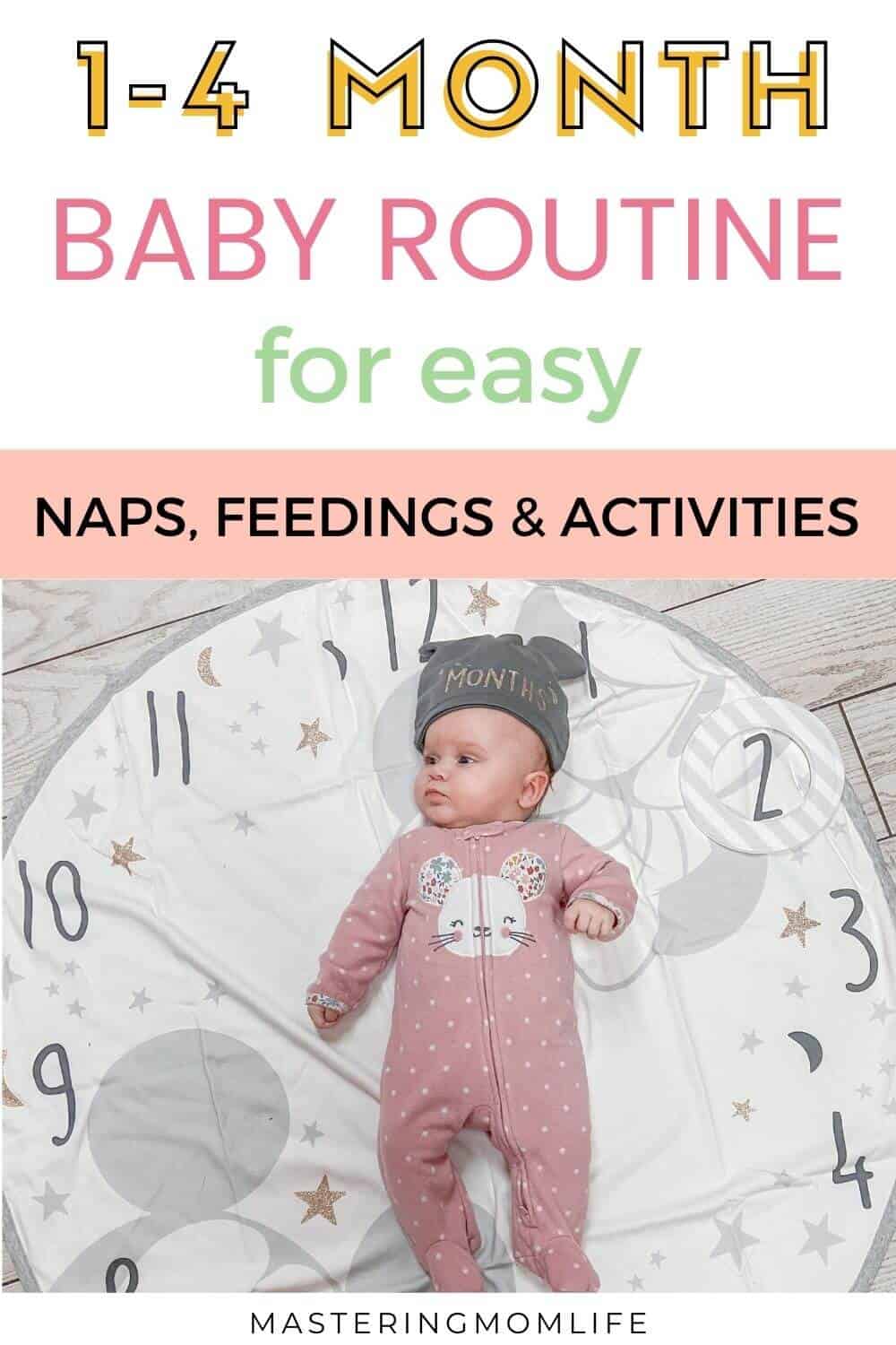 The Best 1-4 Month Old Baby Schedule for Feedings, Sleep & Activities