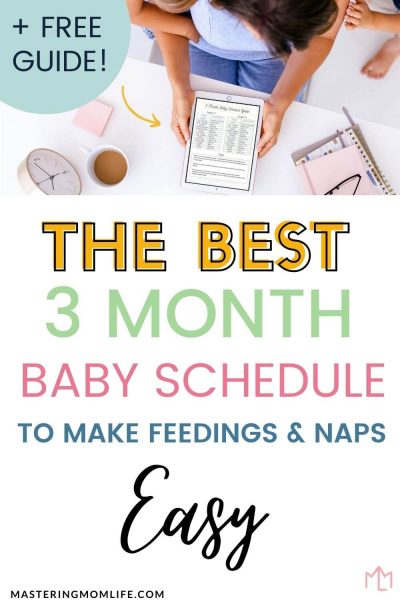 Easy 3 Month Baby Schedule: How to Create One + Sample Routine