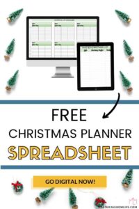 The Best Christmas Digital Planning Spreadsheet - Mastering Mom Life